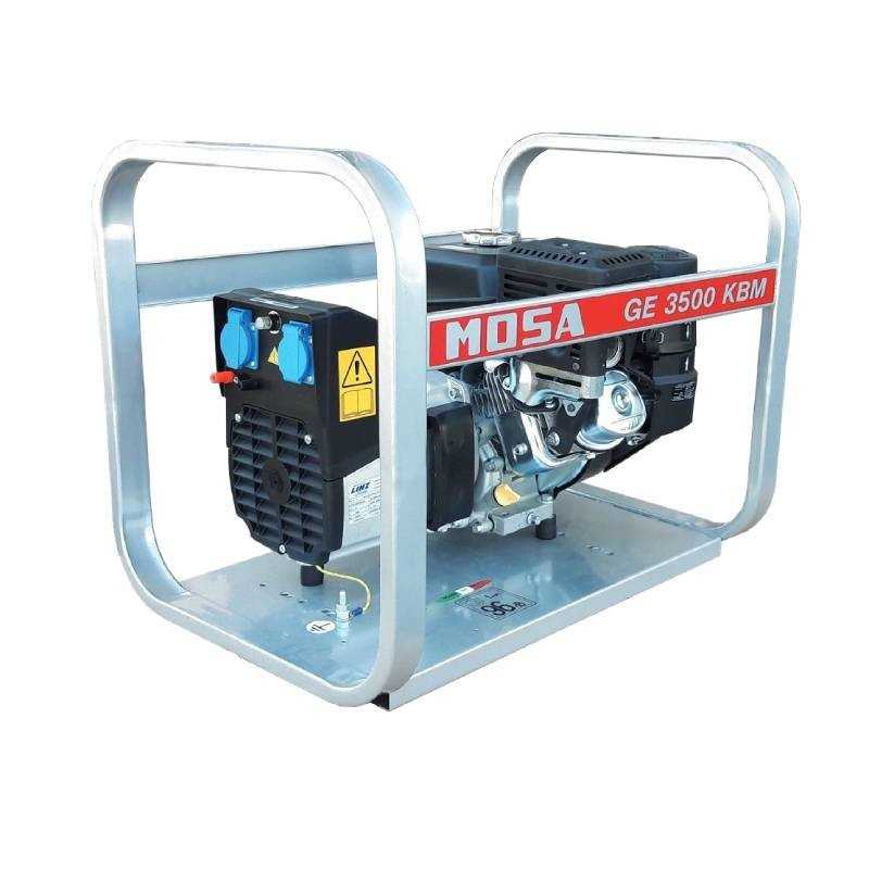 Mosa Family GE 3500 H generator with optional extras