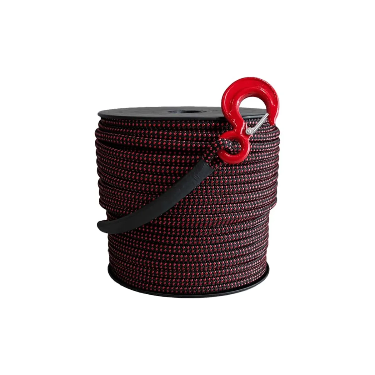 Ultra-strong textile rope - 12 mm - 100 meters - low elongation - with hook